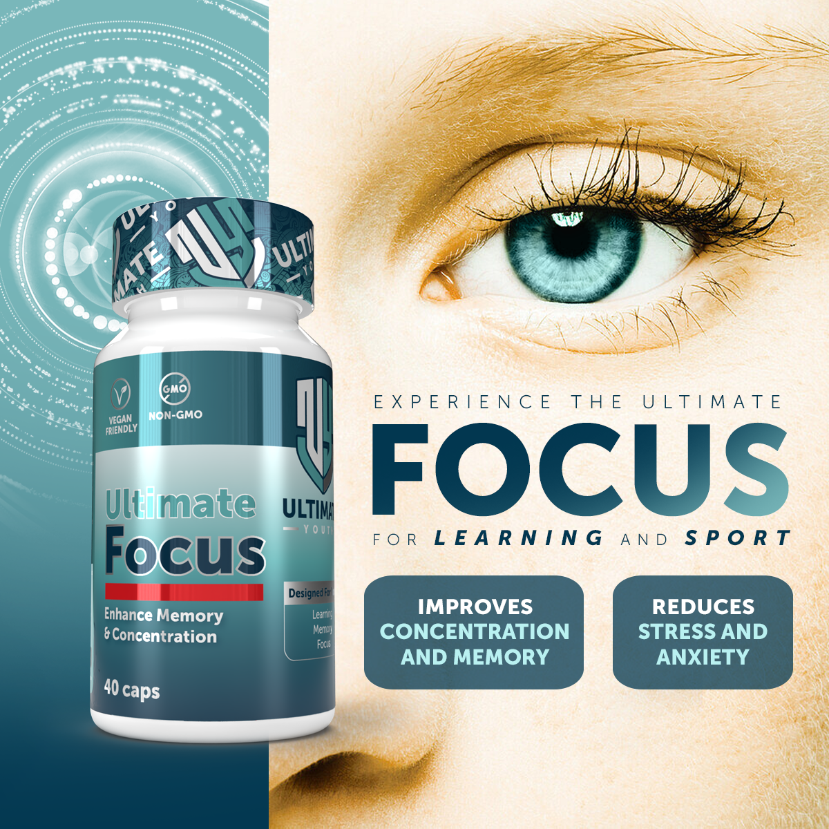 Ultimate Focus by Ultimate Youth - 40 caps
